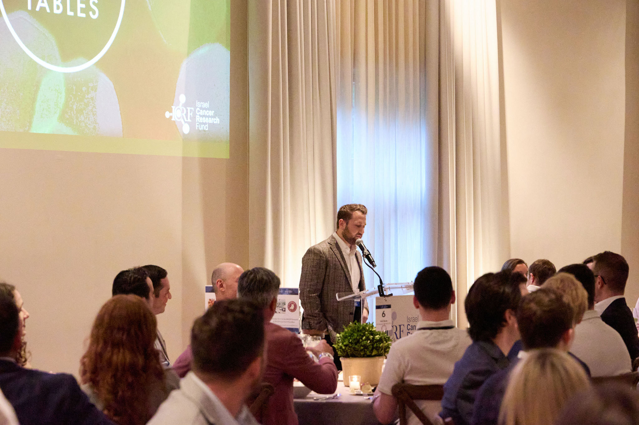 Revolving Tables 2024 - Israel Cancer Research Fund